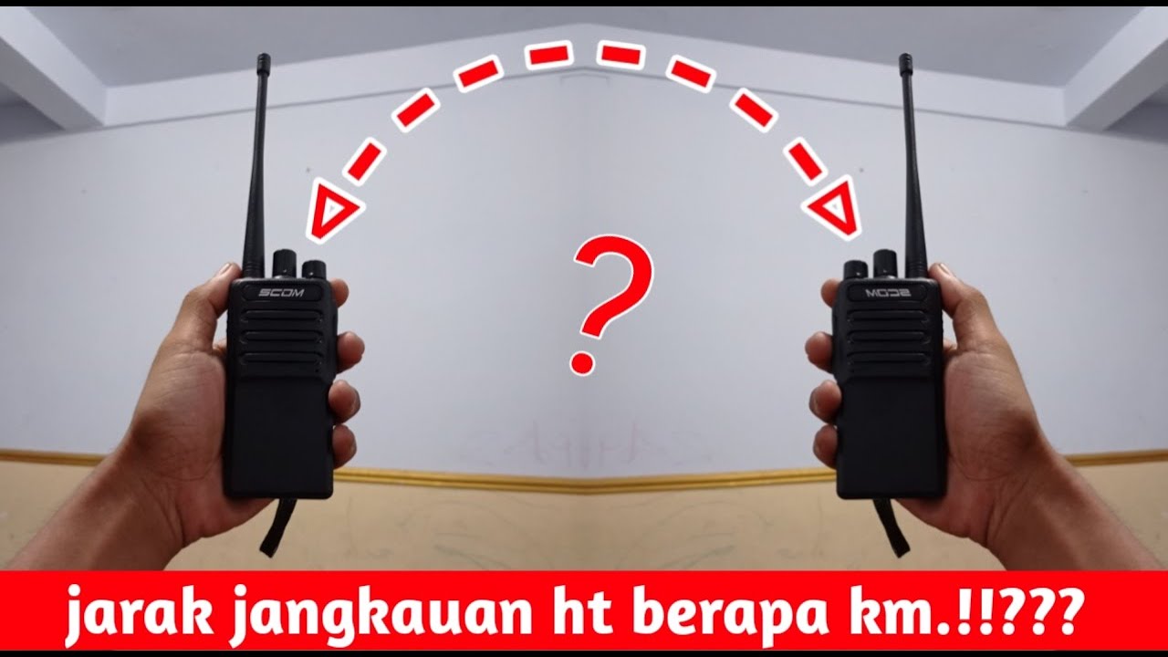 RIVEW HT SCOM 888S PRO - JARAK JANGKAUAN HT - YouTube