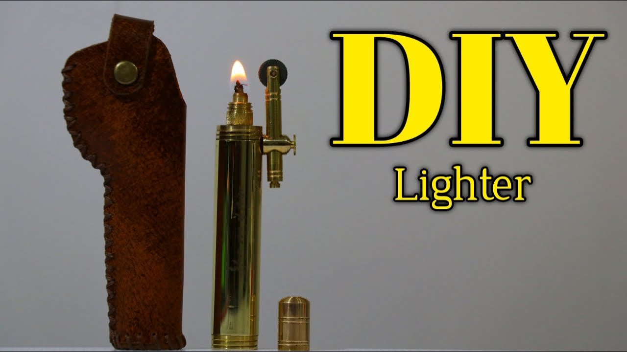 making a brass Lighter - YouTube