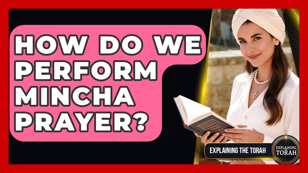 How Do We Perform Mincha Prayer? - Explaining The Torah - YouTube
