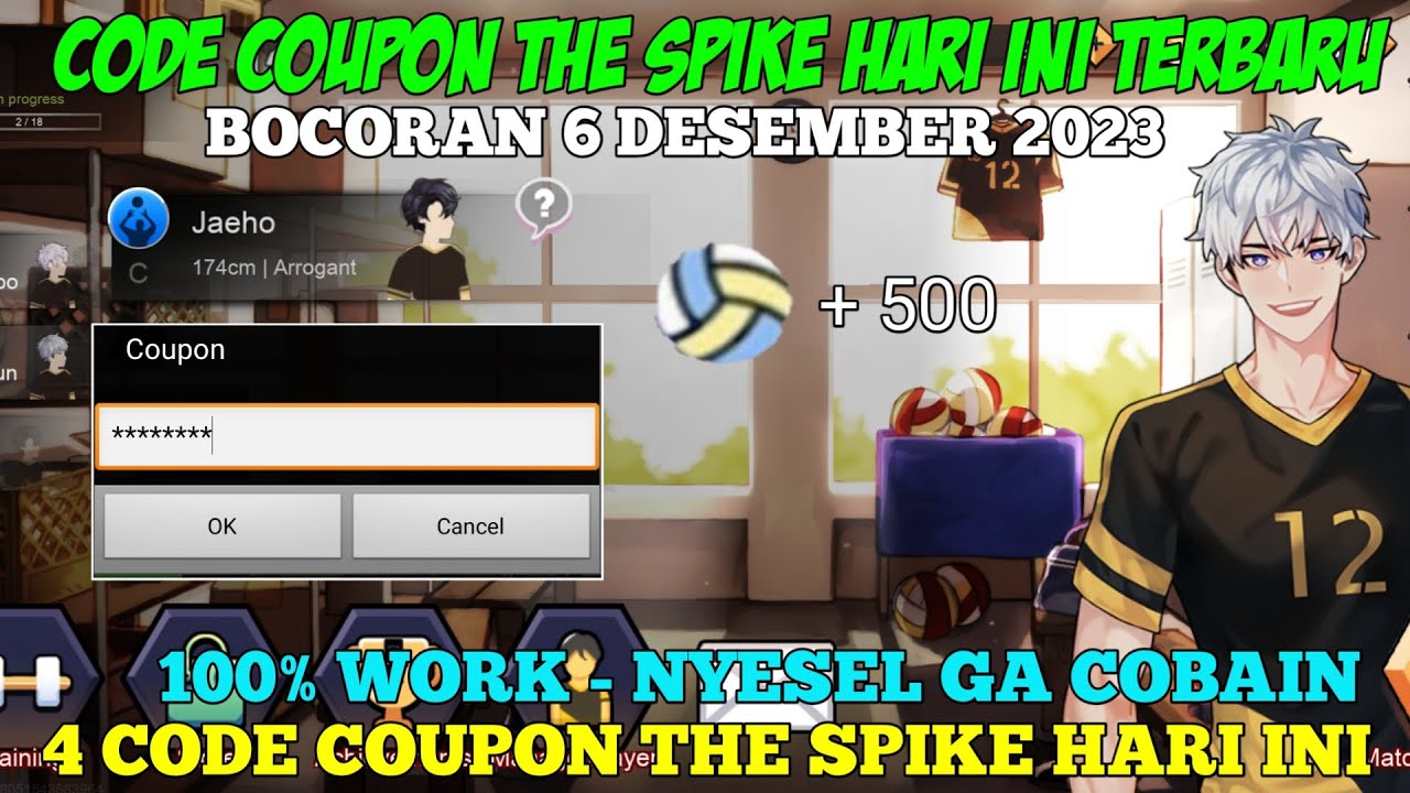 BOCORAN 4 CODE COUPON THE SPIKE VOLLEY BALL TERBARU 2023 - 6 DESEMBER ...