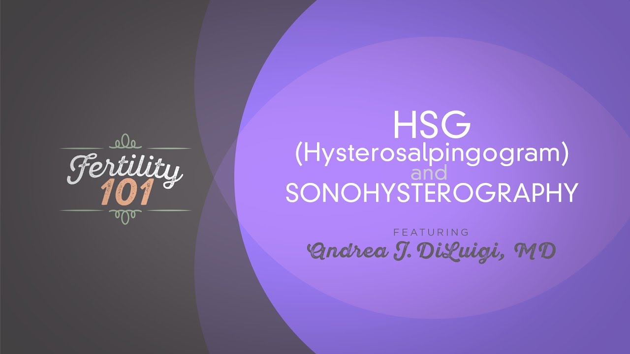 Learn More About HSG and Sonohysterography - YouTube