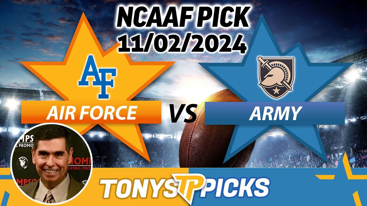 Air Force vs. Army Pick 11/2/24 NCAAF Week 10 Predictions - YouTube