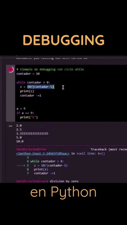 Debugging en Python #aprenderpython #python #programacion - YouTube