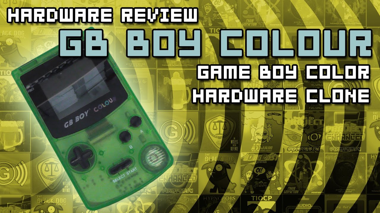 Hardware Review: GB Boy Colour (Game Boy Color hardware clone) - YouTube