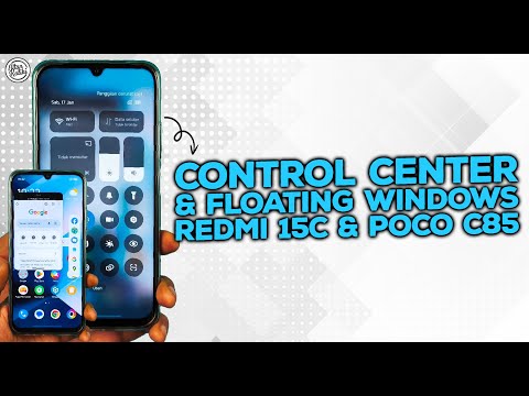 GOKIL! Cara Pasang Control Center Transparan Blur & Floating Windows HyperOS 2.2 REDMI 15C!