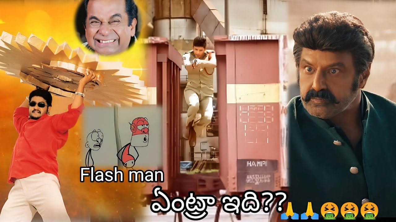 Top heroes overaction scenes troll|Flash man|No logic funny trolls ...