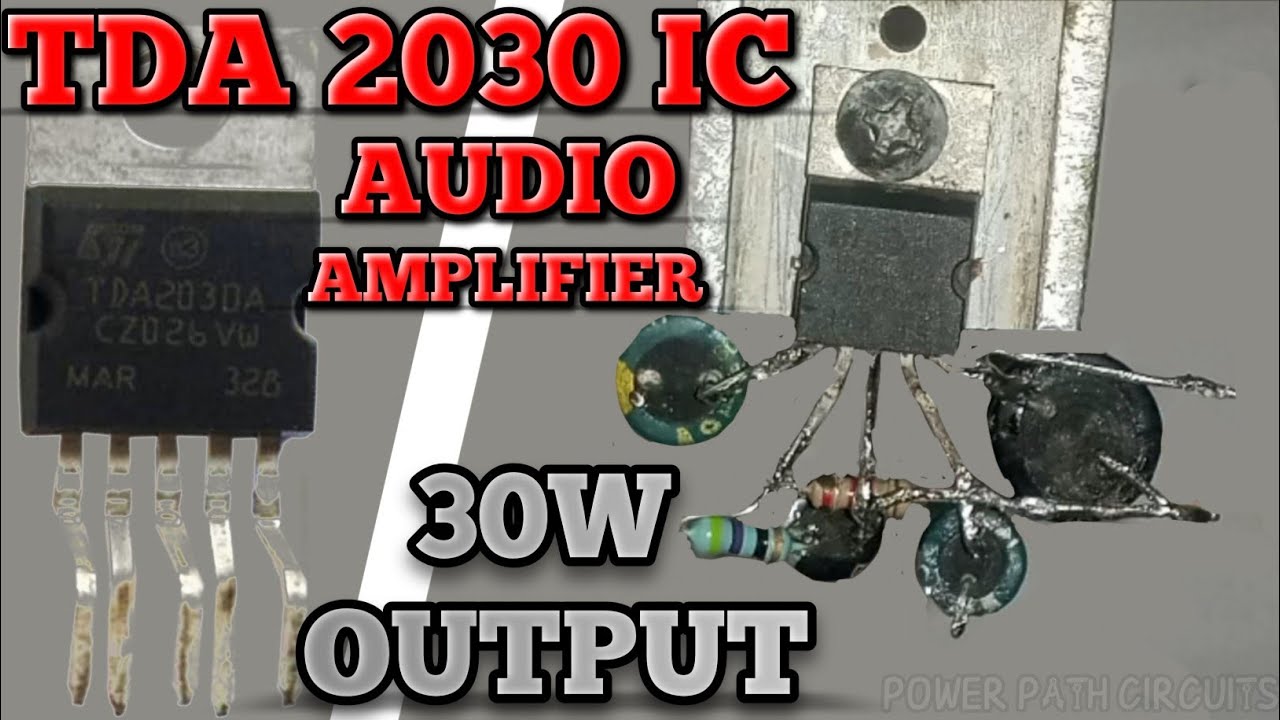 How To Make Powerful Amplifier || TDA 2030 IC Powerful Amplifier - YouTube