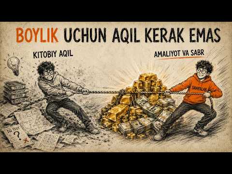BOYLIK uchun aql kerak emas!