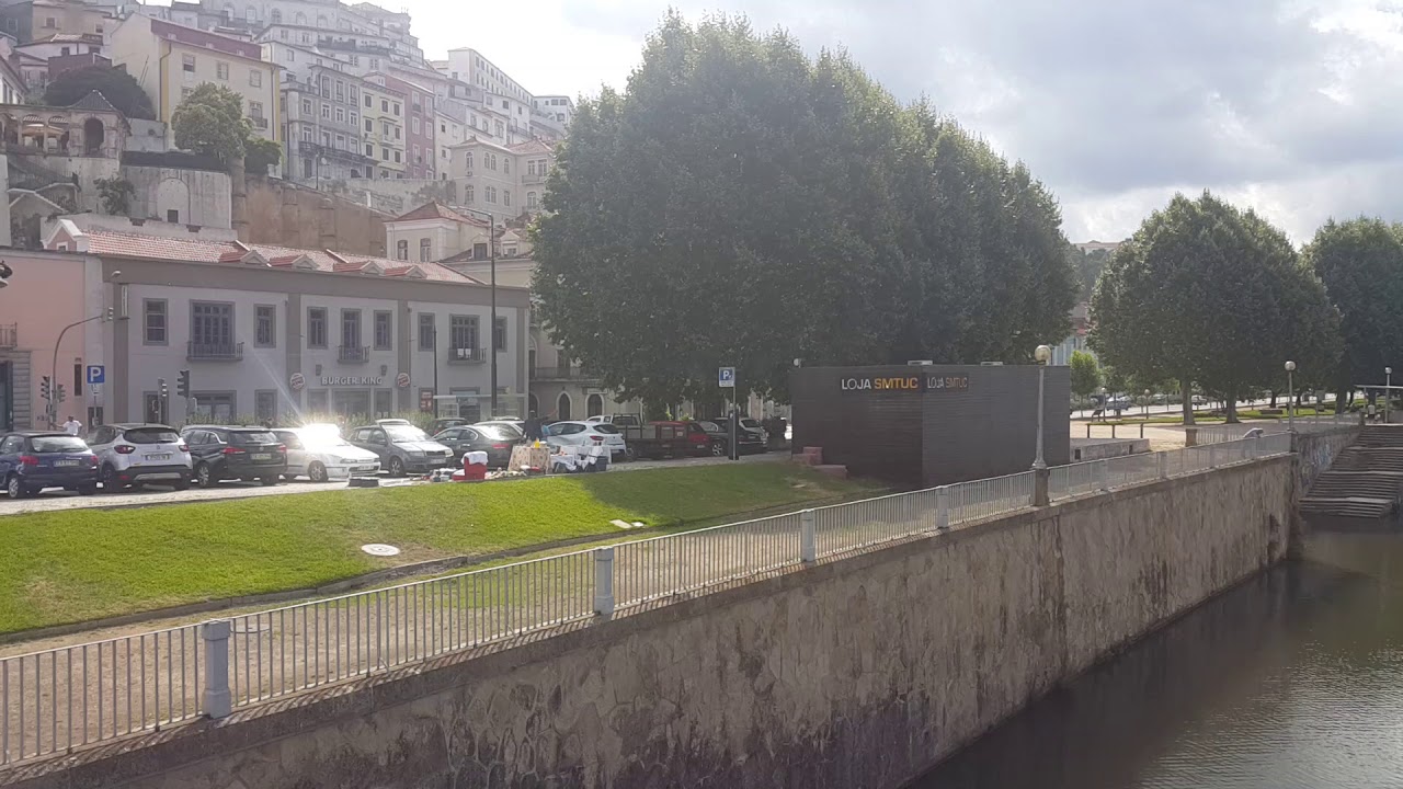 Rio Mondego parque verde Coimbra (ótimo lugar) - YouTube
