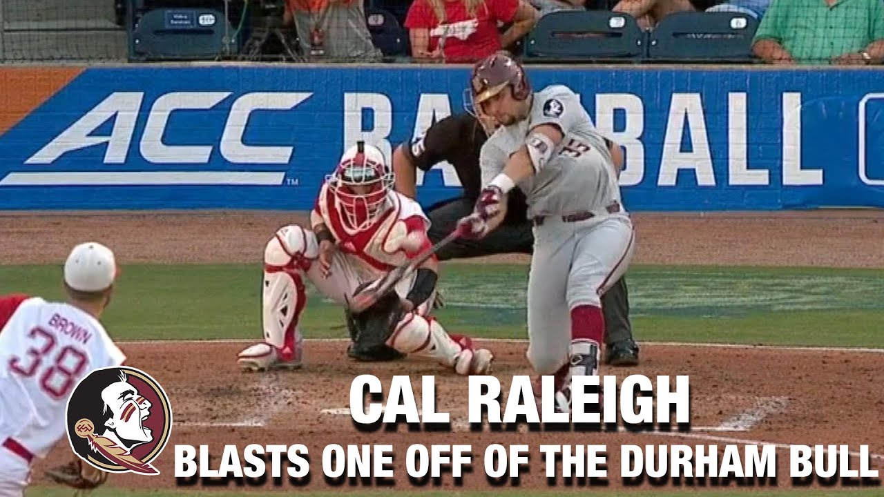 FSU's Cal Raleigh Blasts One Off The Durham Bull - YouTube