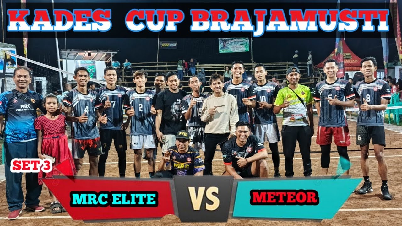 Set 3 MRC ELITE 🆚 METEOR, KADES CUP BRAJAMUSTI - YouTube