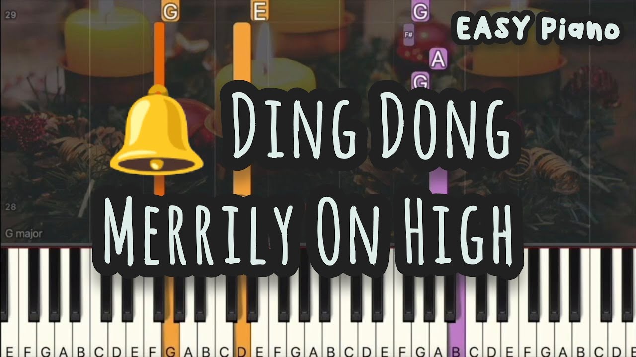 Ding Dong Merrily on High | Christmas Carol | Christmas Song (Easy ...