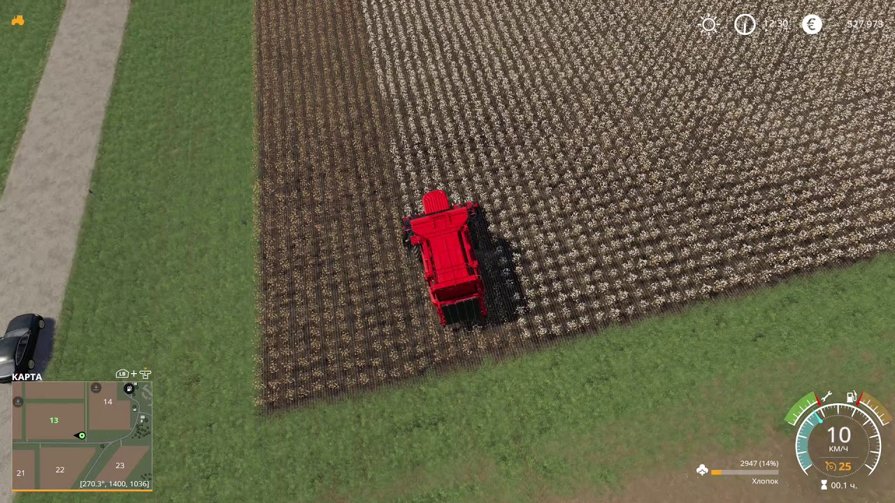 🚜 Farming Simulator № 31. Собираем хлопок и покупаем новый трактор ...