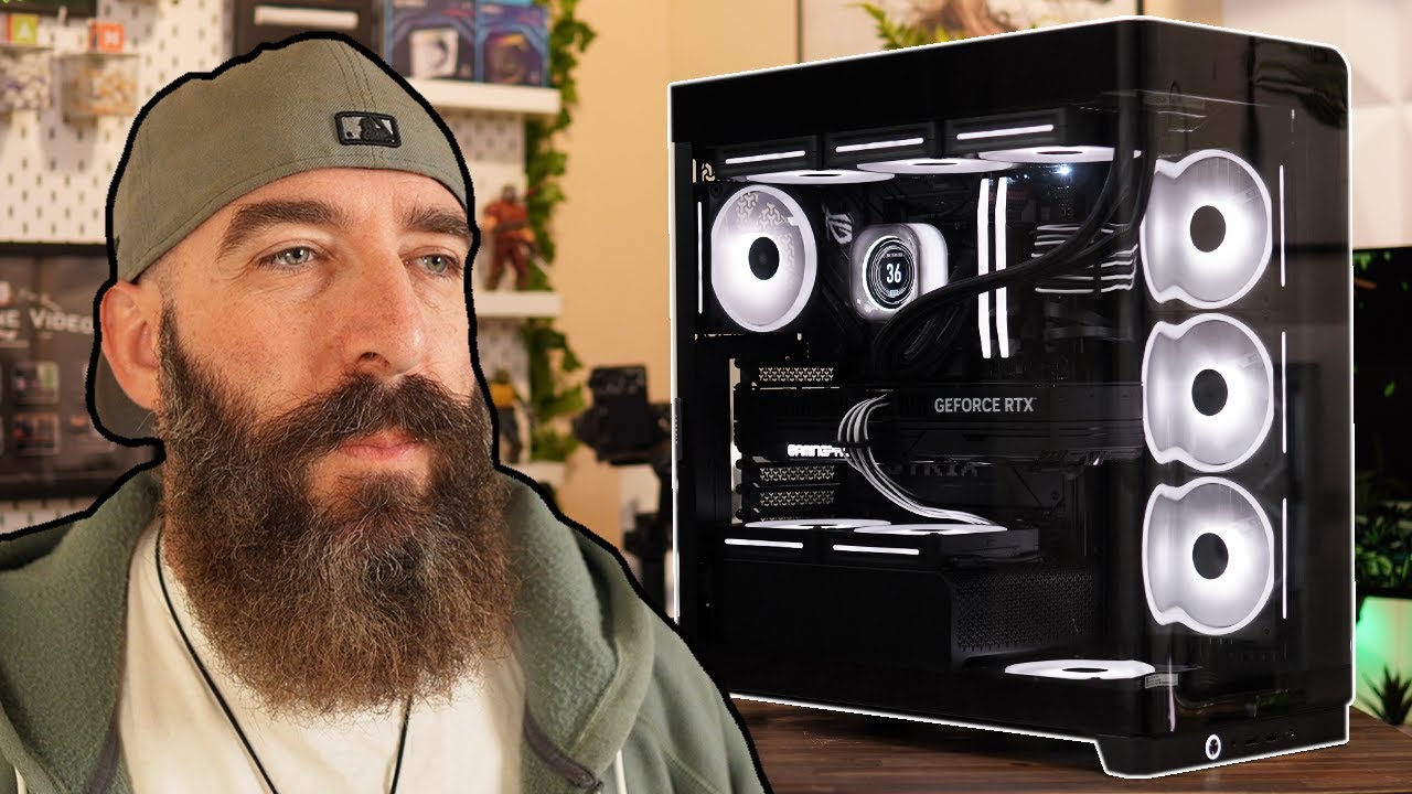Zebra PC Build in the new Corsair FRAME 4500X PC Case! - YouTube