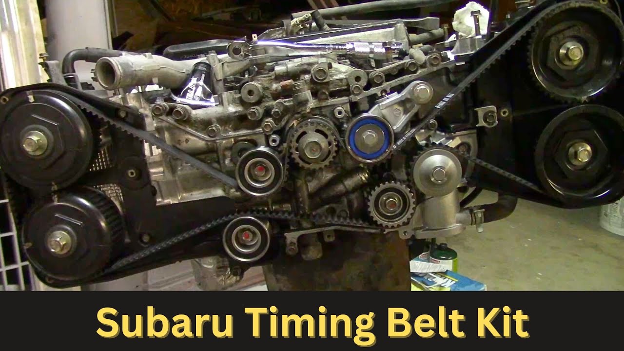 Subaru EJ 2.5 DOHC Timing Belt Replacement - Aisin Kit - YouTube