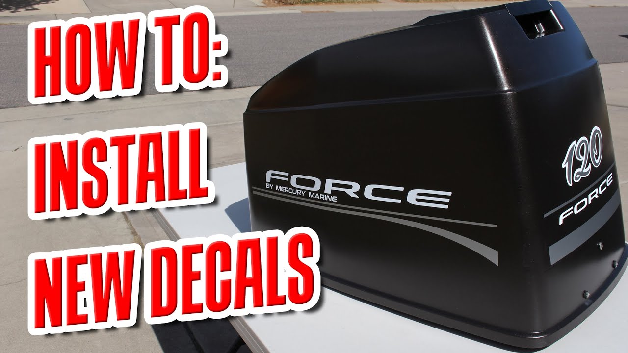 Force 120 decals | Force 125 decals | Force 90 decals | How to install ...