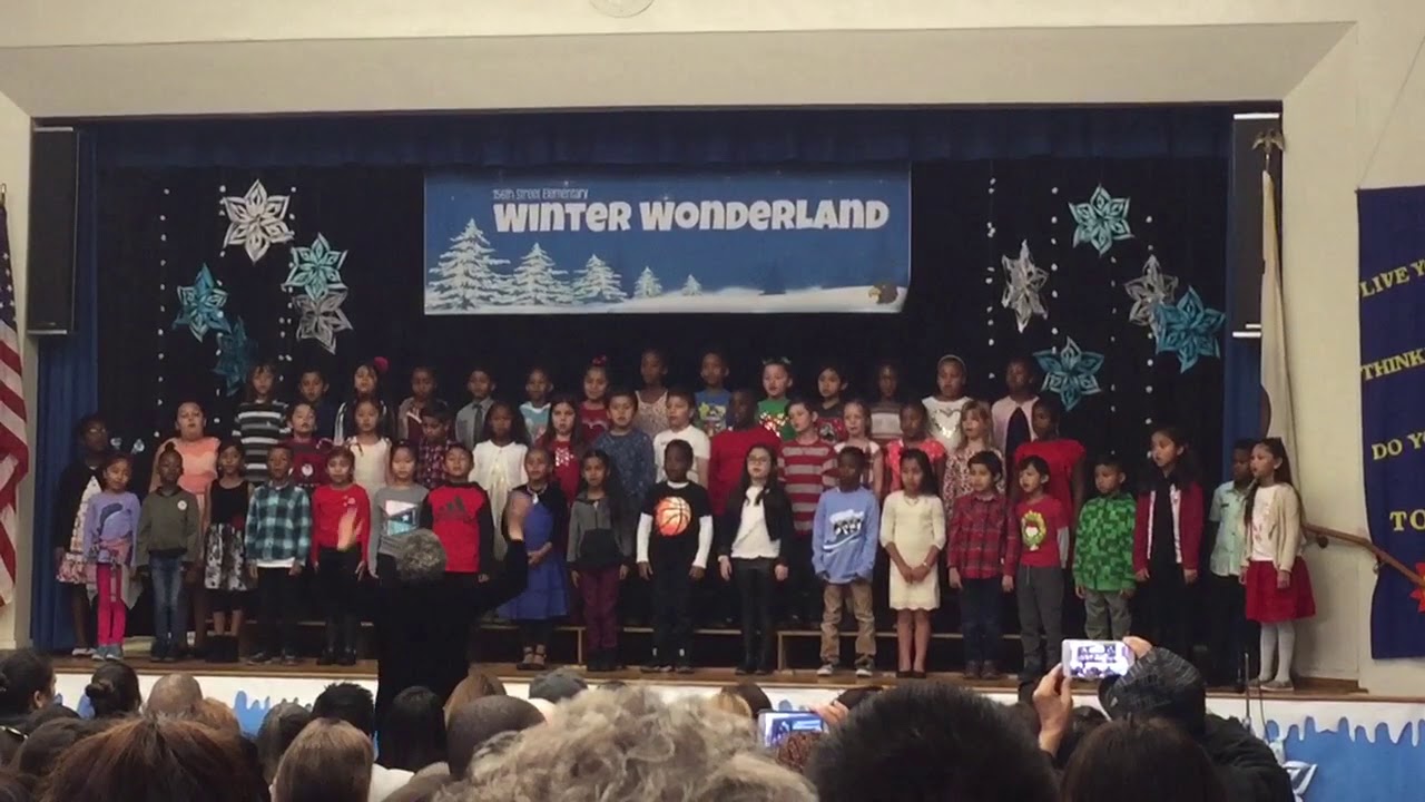 Winter program 2nd graders - YouTube