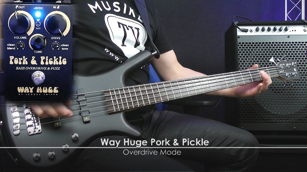 Way Huge Pork & Pickle Bass Overdrive & Fuzz - Demo - YouTube