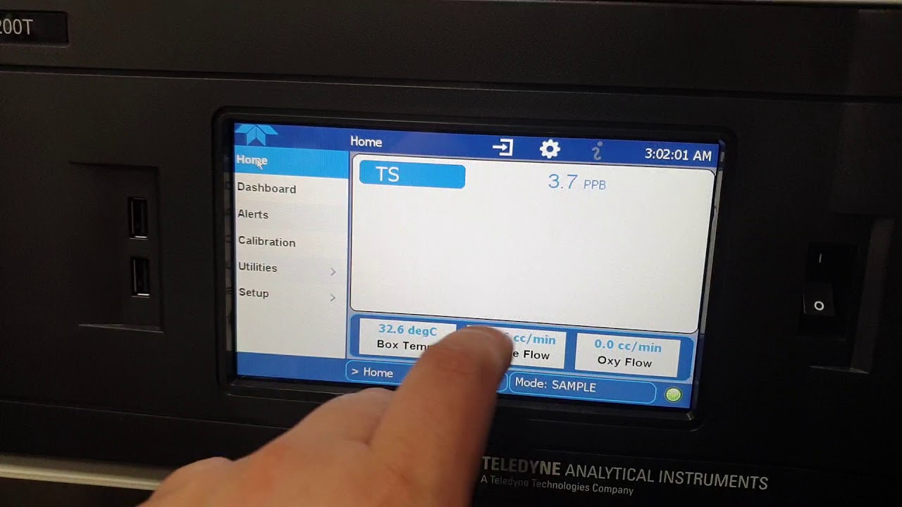 TAI 6200T Total Sulfur Analyzer - YouTube