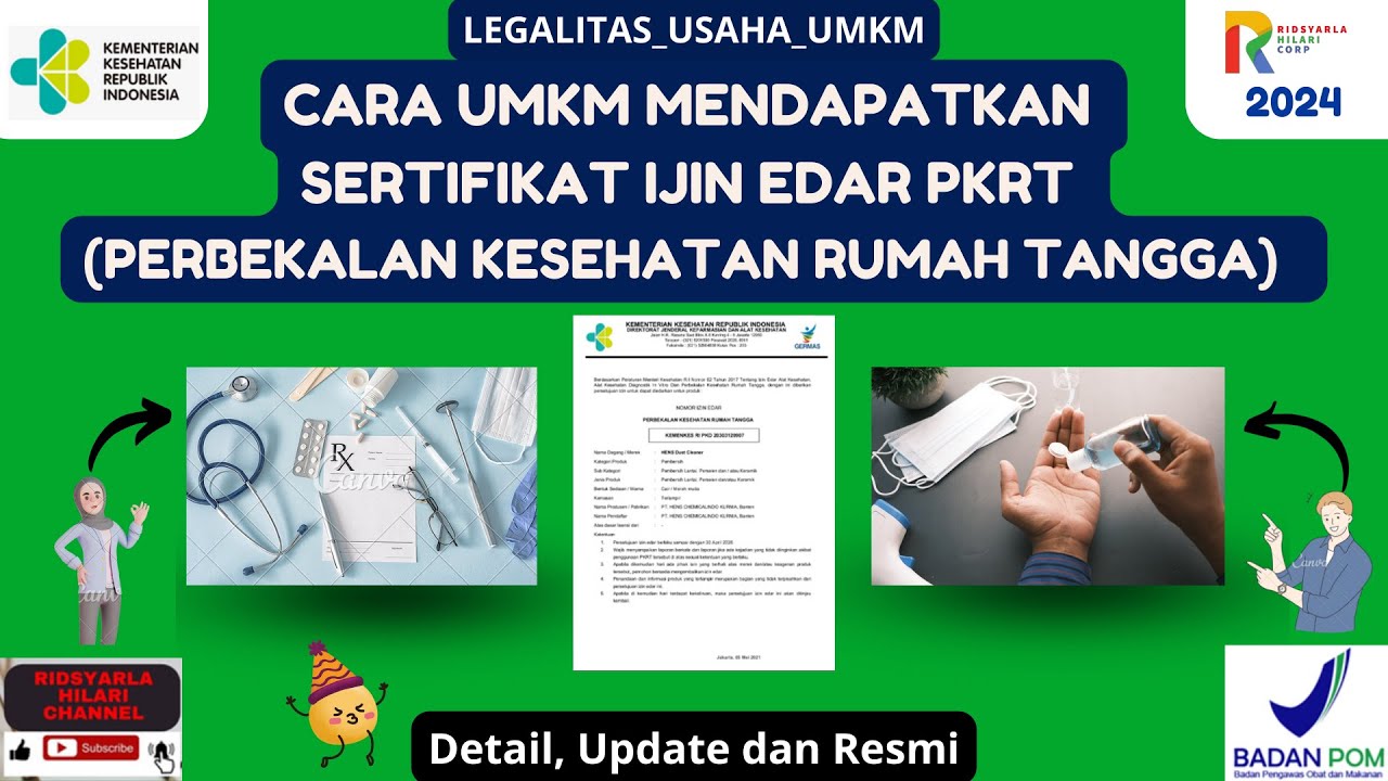 SERTIFIKAT PKRT - CARA MUDAH MEMAHAMI DAN MENDAPATKAN IJIN EDAR PKRT ...