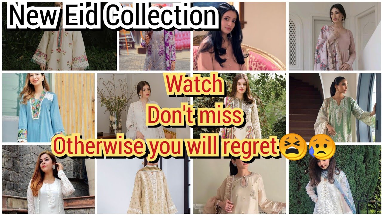 Eid Collection Stiched 3piece Suit|Top Ethinic Collection Cotton wear ...