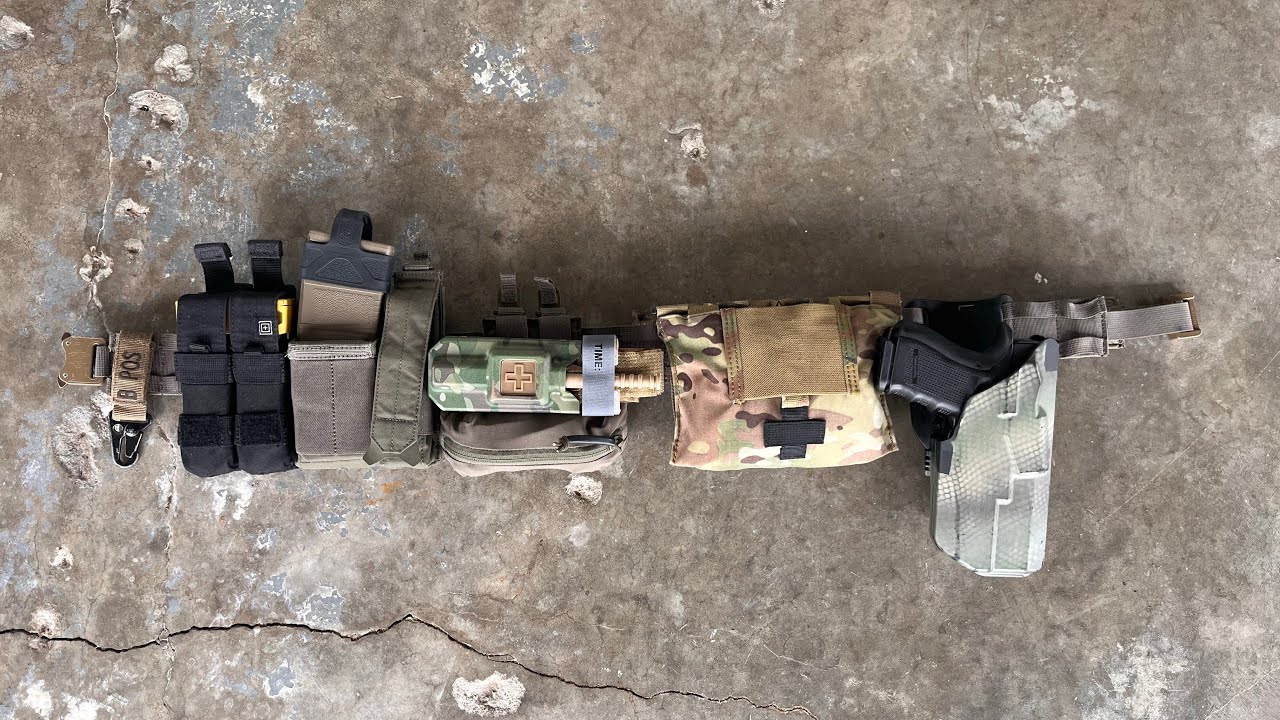 Gun Belt Setup/ Range Belt Setup/ SHTF Belt Setup/ Batman Belt Setup ...