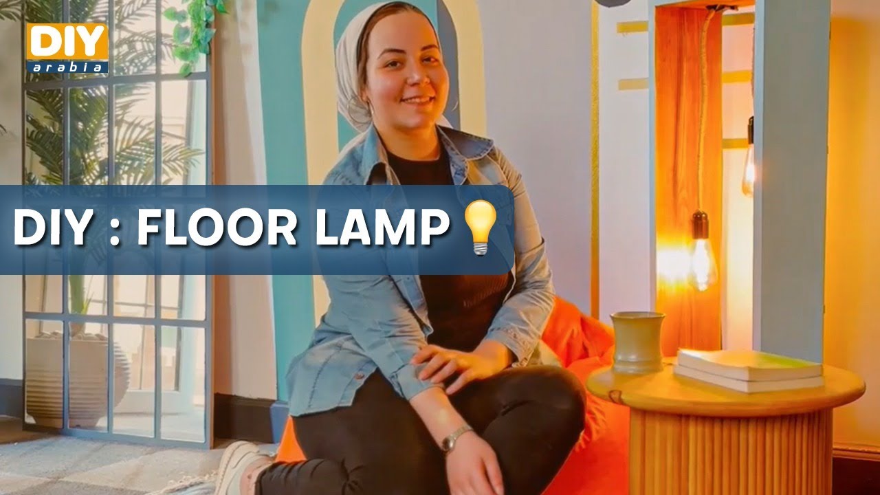 DIY Home office makeover | Floor lamb 💡 - YouTube