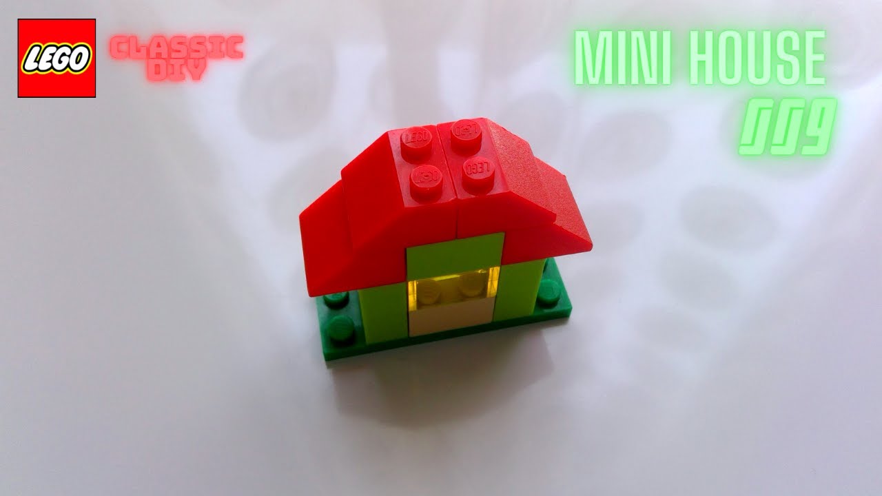 LEGO Classic DIY Mini House Building Instructions 009 - YouTube