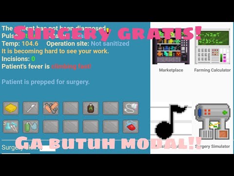 Belajar surgery tanpa modal | Growtopia Simulator - YouTube