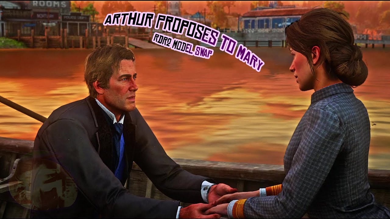 Arthur Morgan Proposes To Mary Linton Model Swap Mod Red Dead