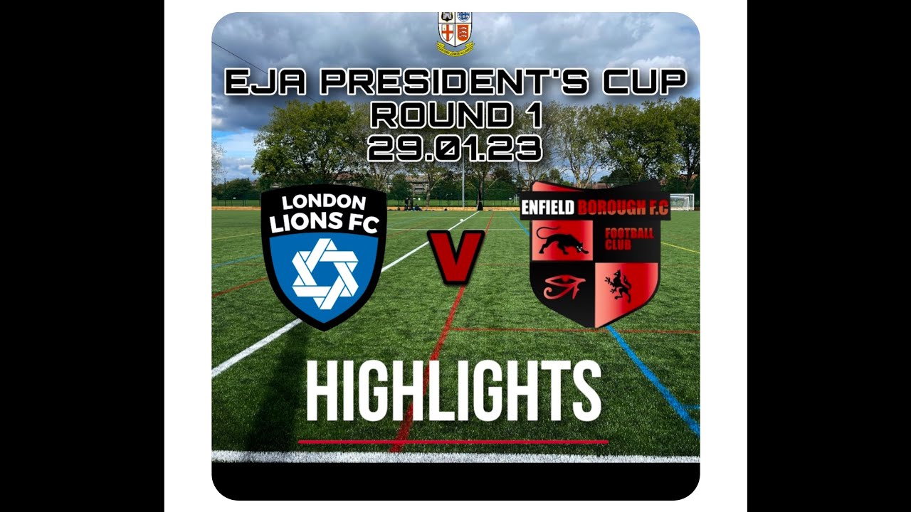 U15 London Lions v Enfield Borough FC-EJA President’s Cup Round 1 ...