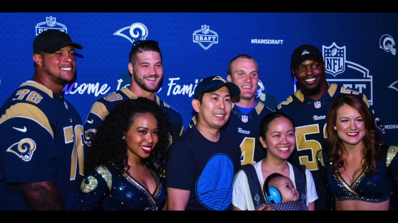 Los Angeles Rams Draft Party - YouTube