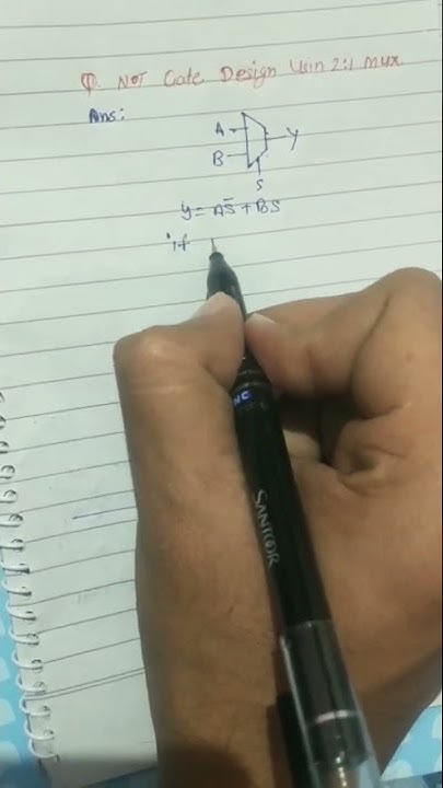 Not Gate Design Using 2x1 Multiplexer (Mux) - YouTube