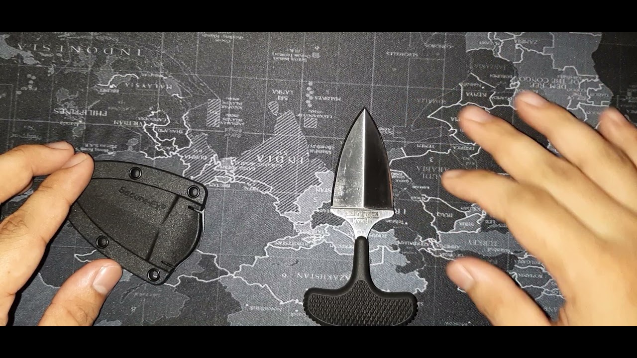 Cold steel Urban edge push dagger - YouTube