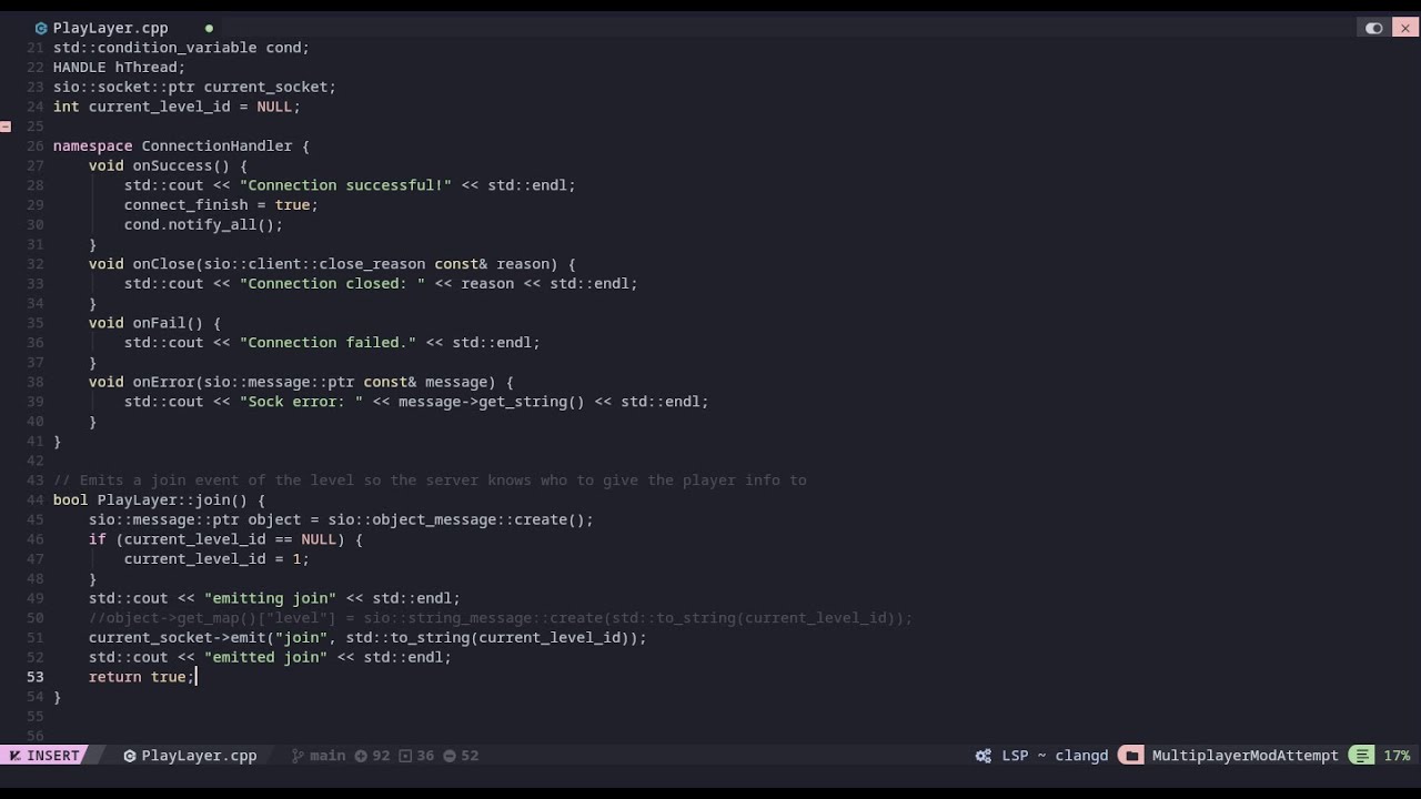 Coding GD Multiplayer Mod - YouTube