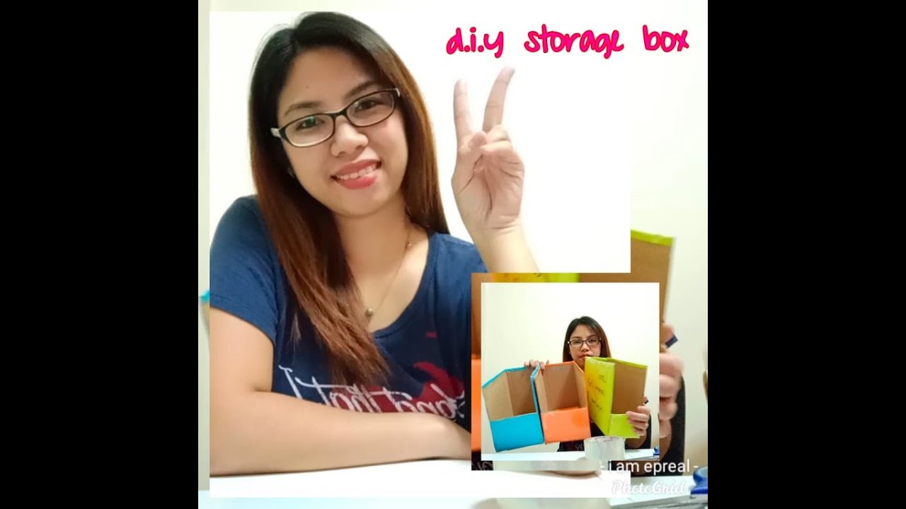 D. i. y. Box Storage (tipid style) - YouTube