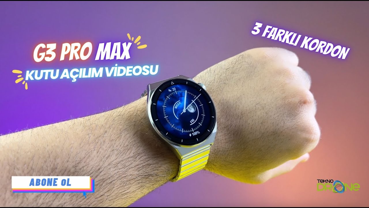 G3 Pro Max | Kutu Açılım ve Ürün İnceleme | Teknodrone.com - YouTube