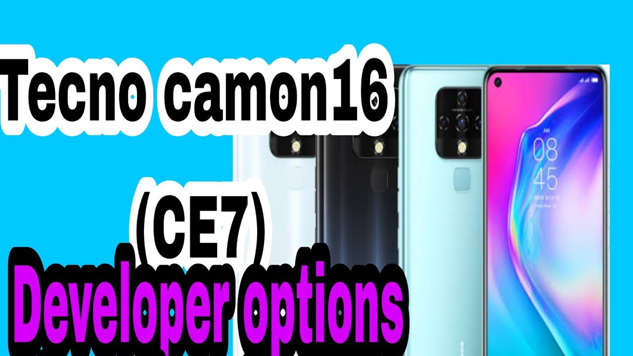 Tecno camon 16(CE7) Developer Options - YouTube