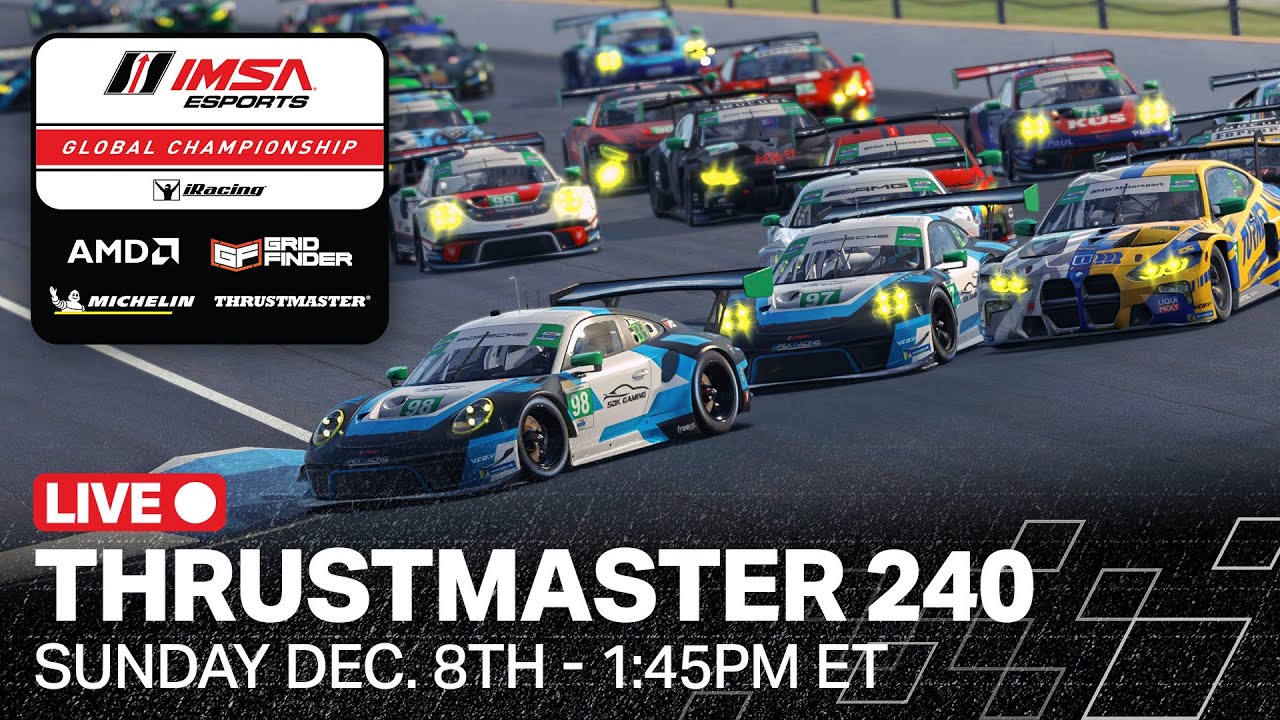 IMSA Esports Global Championship Thrustmaster 240 | Indianapolis Motor ...