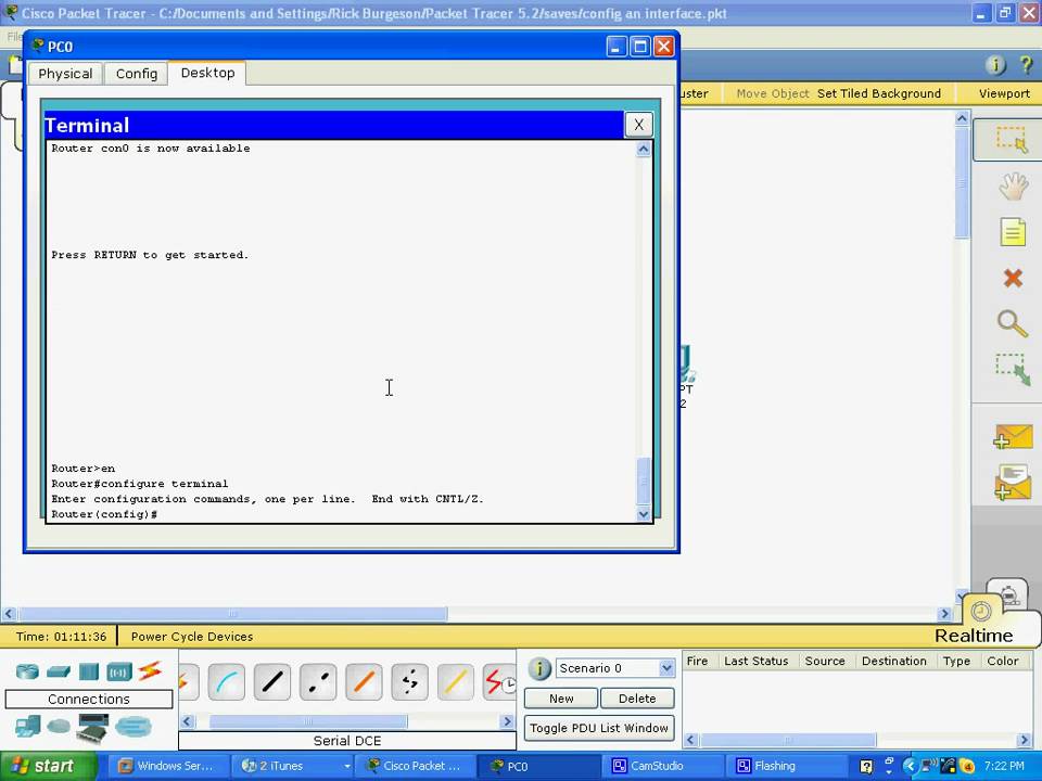 Lesson3 Configuring Router Interfaces.avi - YouTube