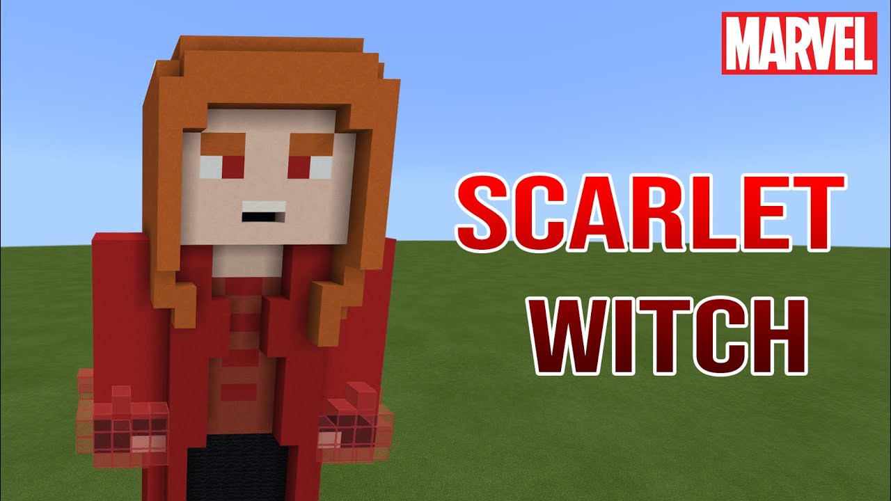 Minecraft | How to Build Scarlet Witch - YouTube