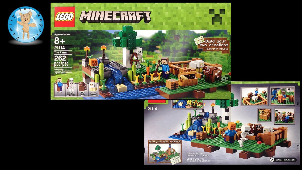 LEGO Minecraft The Farm 21114 Stop Motion Animation Build - Family Toy ...