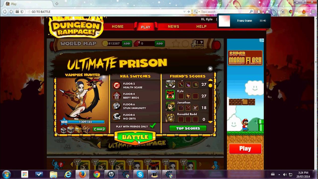 Dungeon Rampage WallHack+Color - YouTube