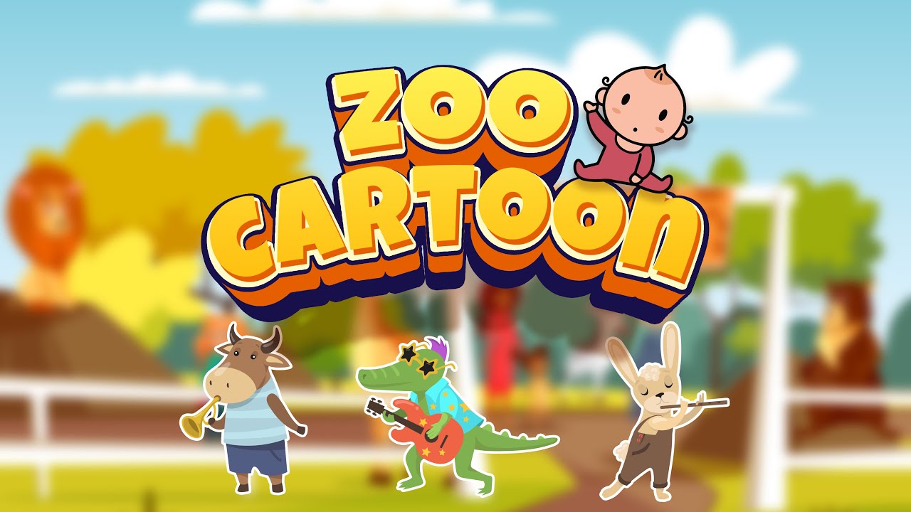 Zoo cartoon for kids | Kids songs | my little baby TV - YouTube