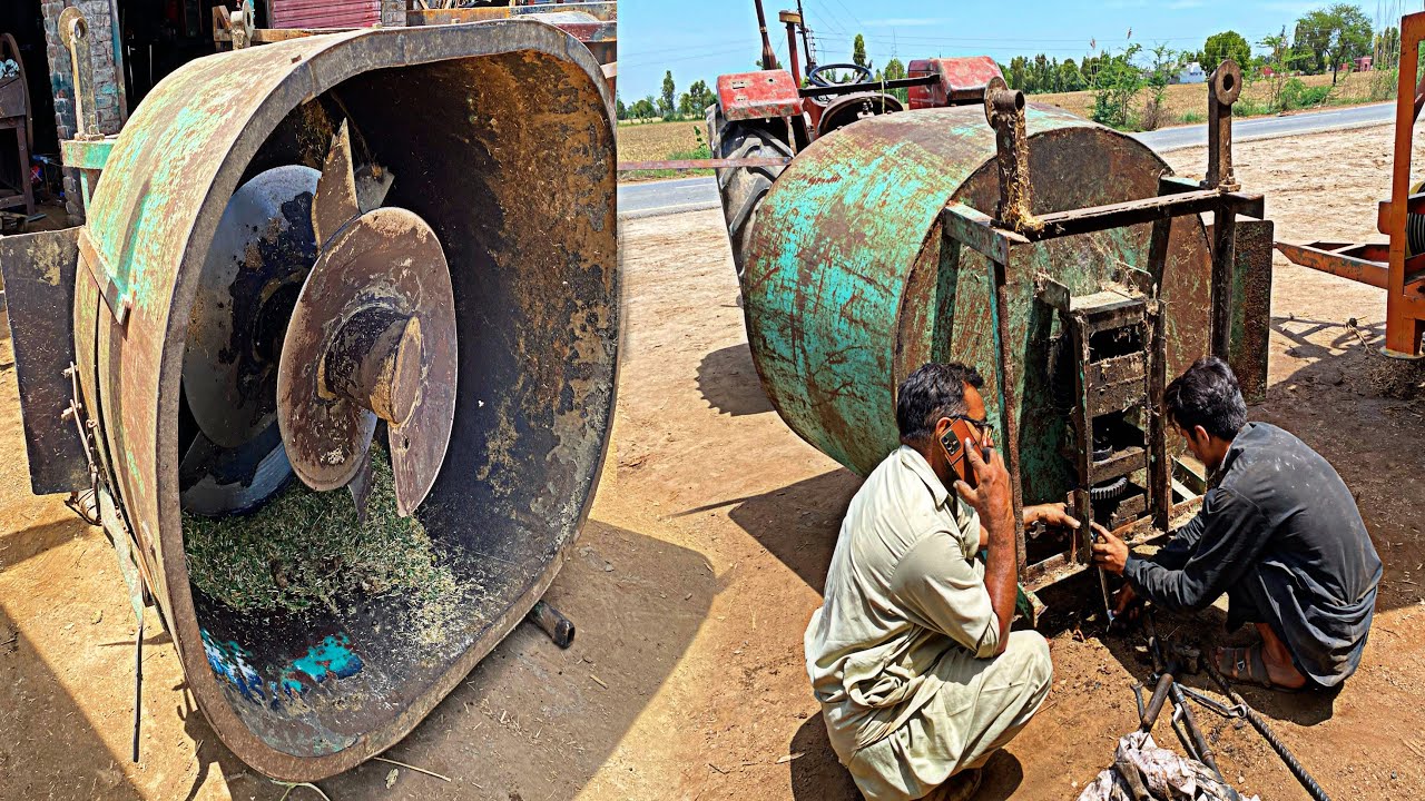 How to Restoration small animal food mixer TMR Machine ۔TMR gearbox ...