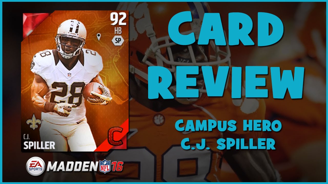 MUT 16 Card Review | Campus Hero CJ Spiller - YouTube