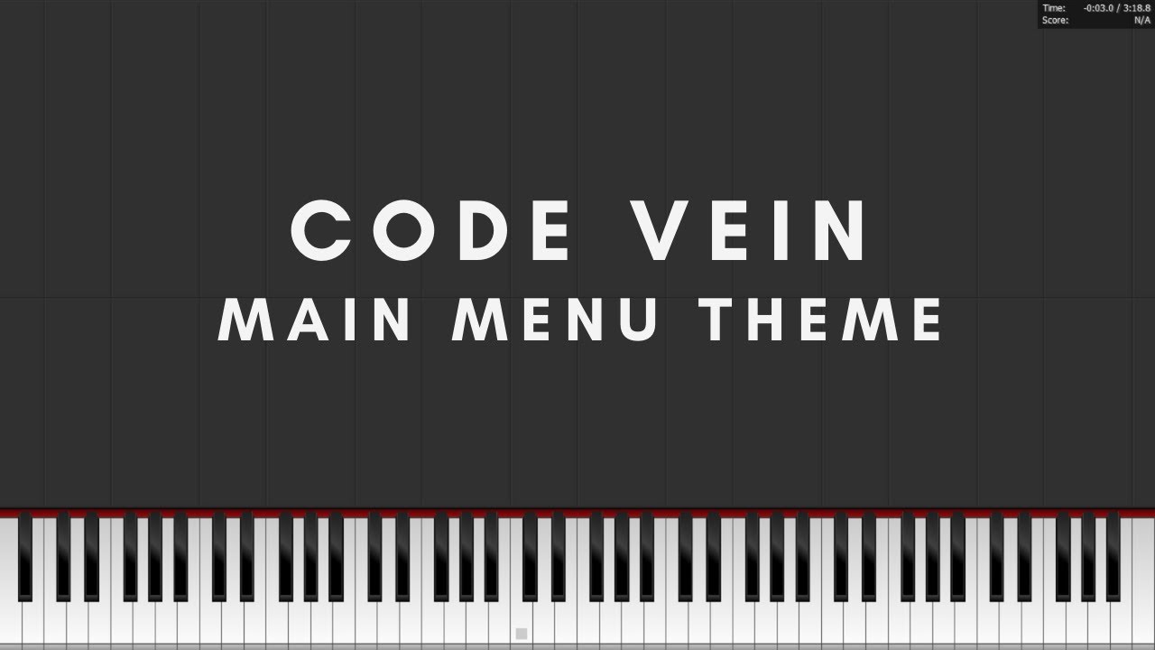 Code Vein: Main Menu Theme [PIANO TUTORIAL + FREE SHEET MUSIC] - YouTube