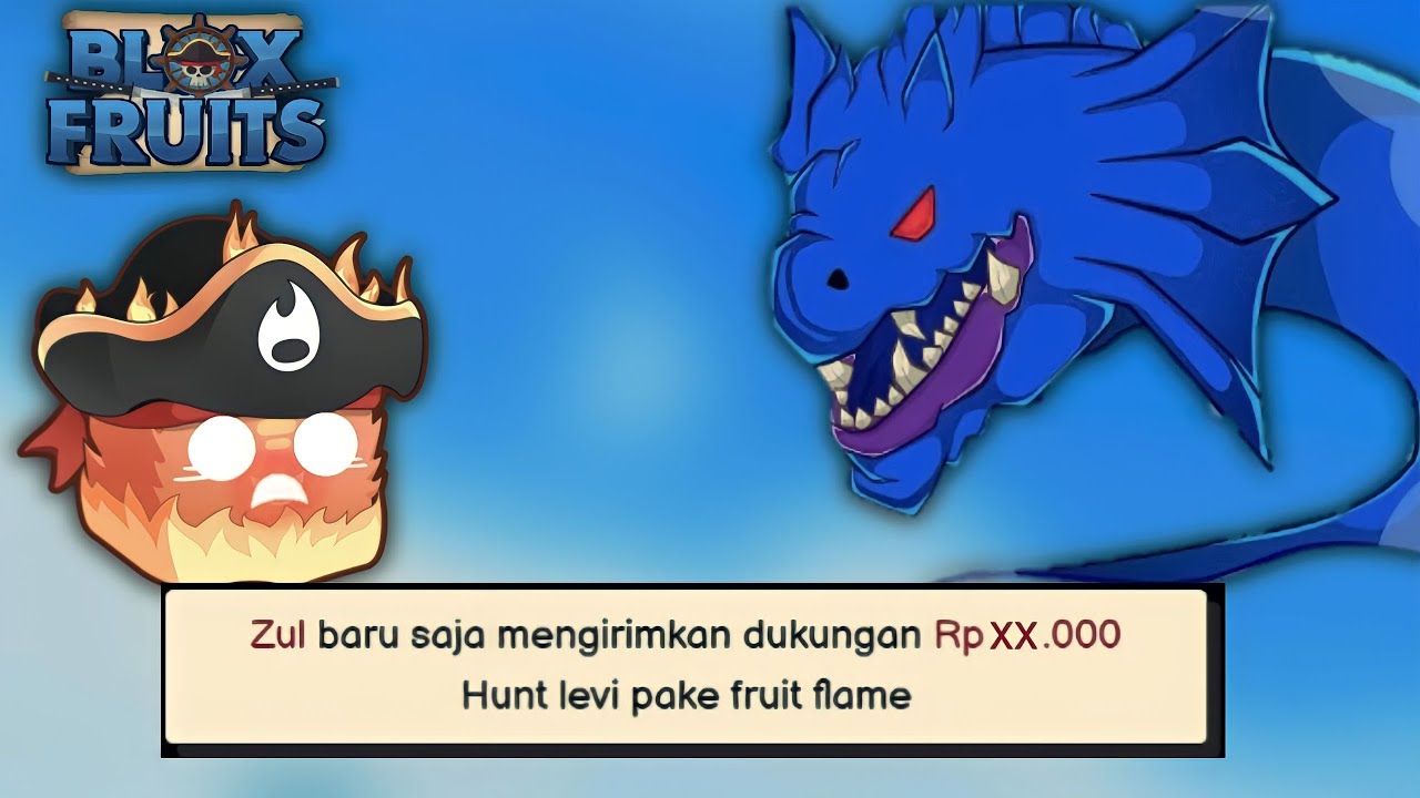 CHALLENGE LAWAN LEVIATHAN PAKE FRUIT FLAME??? SIAPA TAKUT !!! | BLOX ...