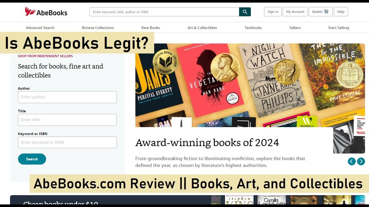 Is AbeBooks Legit? A Review AbeBooks.com for Books, Art, and ...