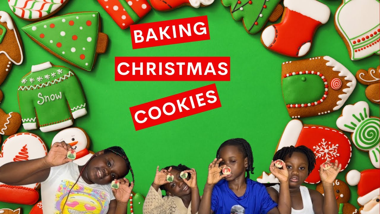 Bake Christmas Cookies With The Dennis Gang | Vlogmas Day 16 - YouTube